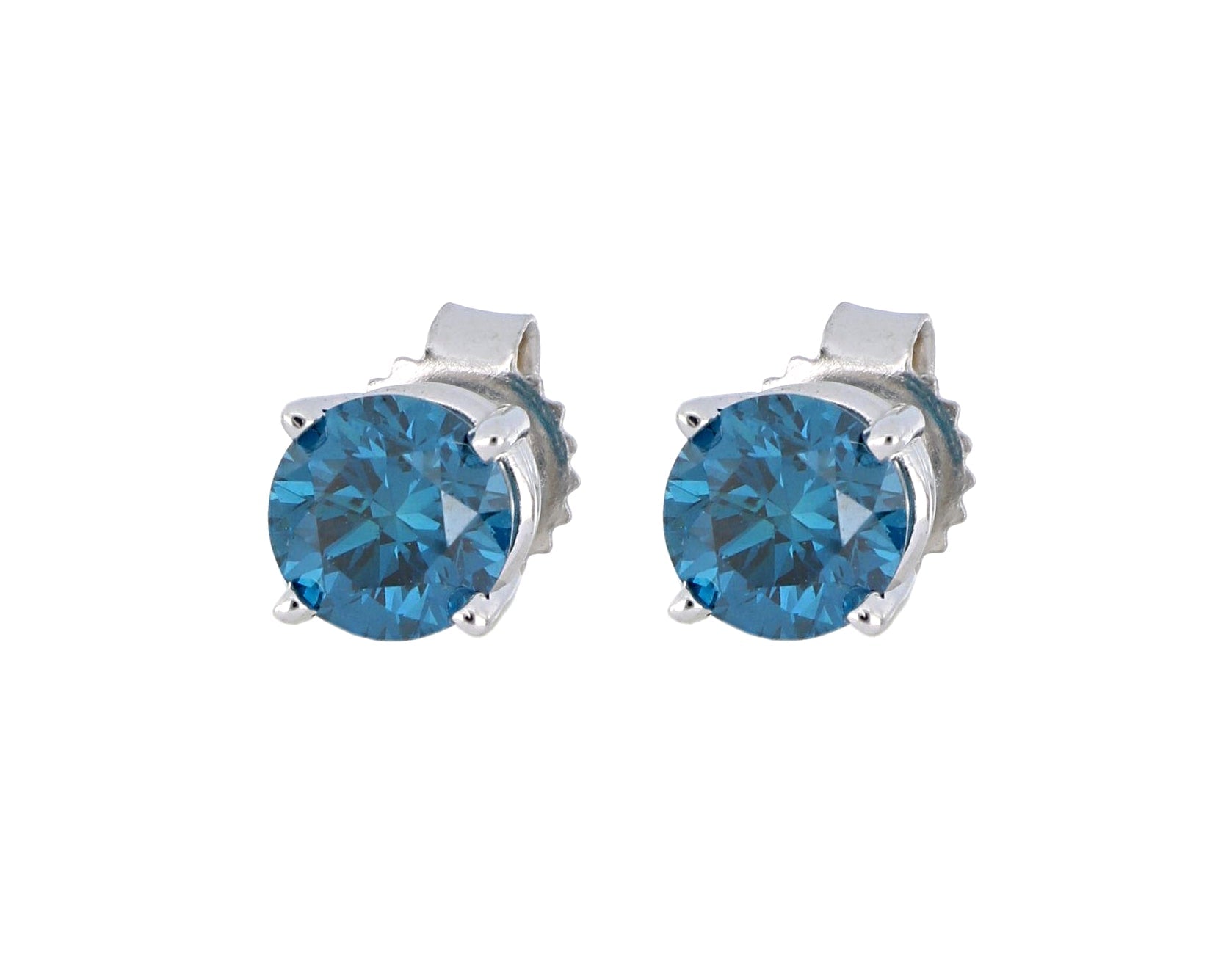 Blue Diamond Ladies Earrings (Blue Diamond 0.75 cts.) – Kay's Fine Jewelry